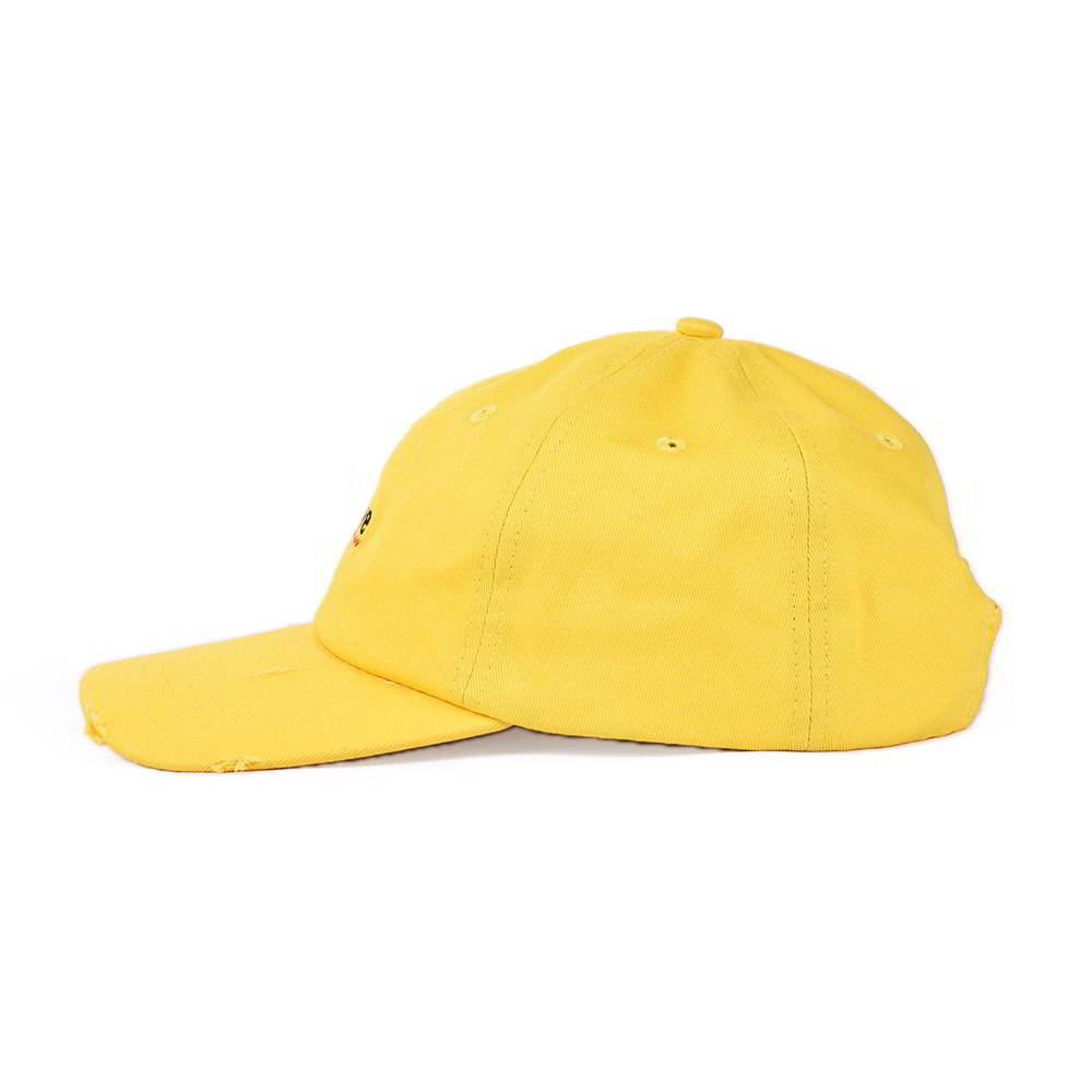 Plain Logo Yellow Sports Dad Hats Custom